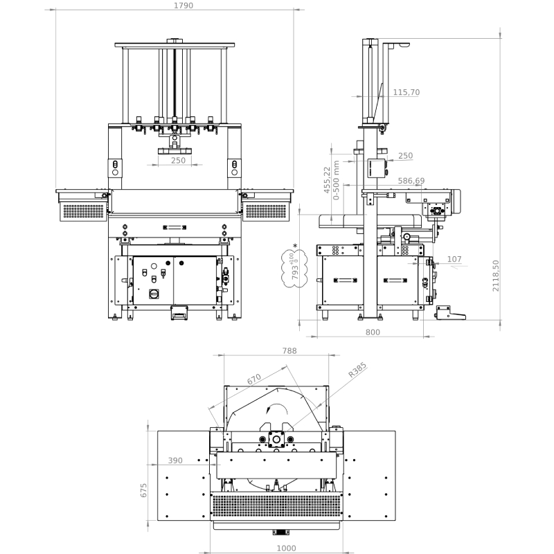 REXEL - PNEUMATIC PRESS WITH DRAWSTRING SYSTEM PDNS-2